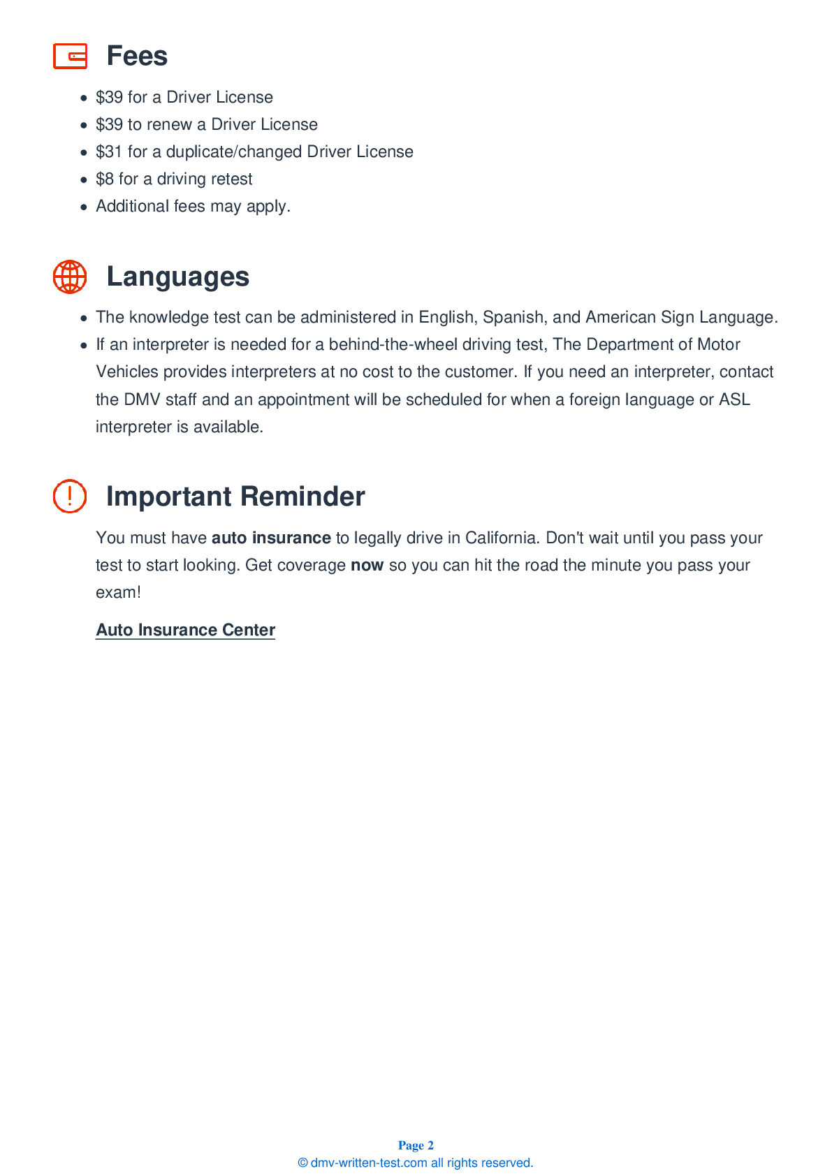 2025 California DMV Question: This sign means: